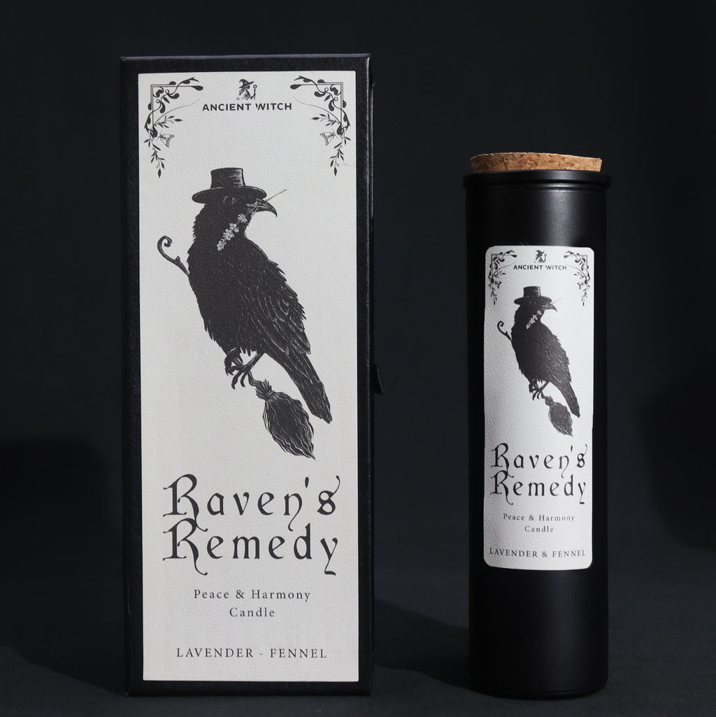 Ancient Witch Raven’s Remedy Candle – Peace & Harmony – MoonChild ...