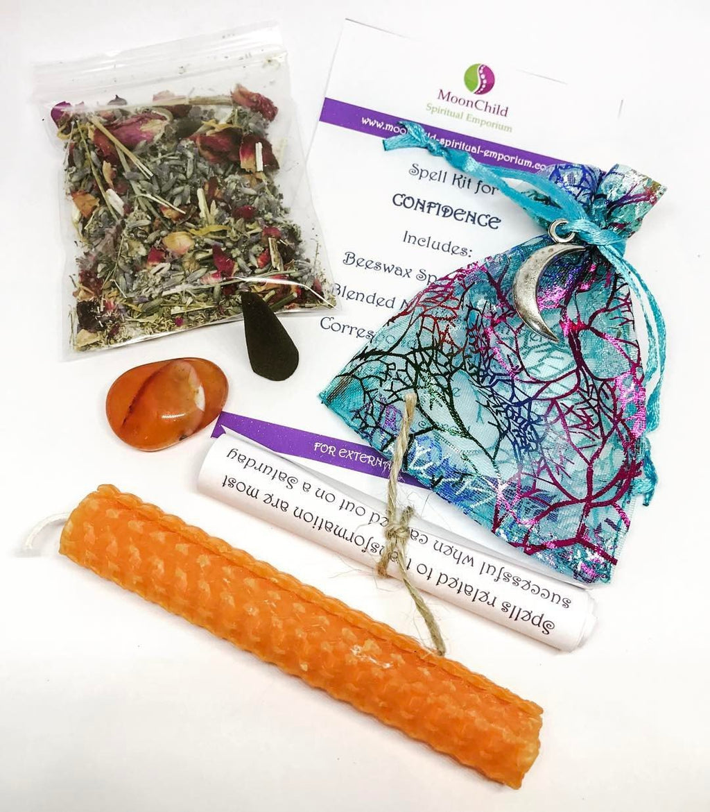 Moon Magick Spell Kit - Confidence – MoonChild Spiritual Emporium